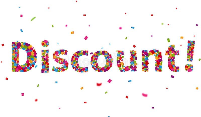 Surprise Sign with Colorful Confetti Stock Vector - Illustration of ...