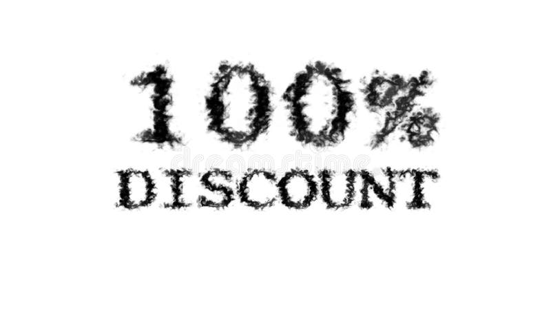 10 Discount Smoke Text Effect Green Isolated Background Stock Video ...