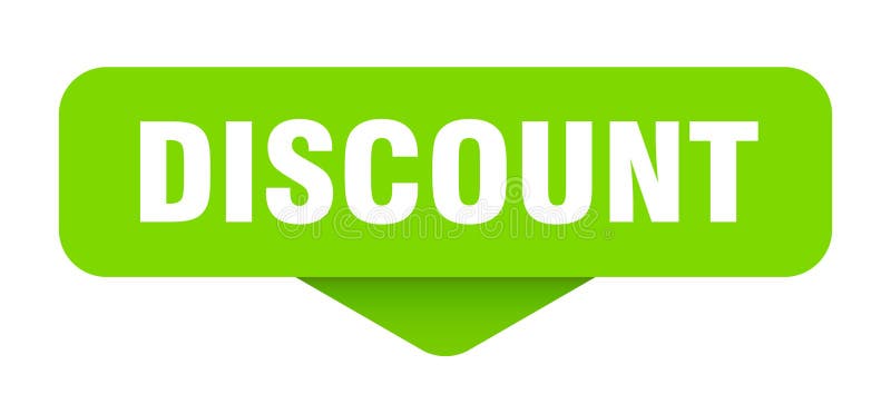 Discount Sticker. Discount Sign on Transparent Background Stock Vector ...