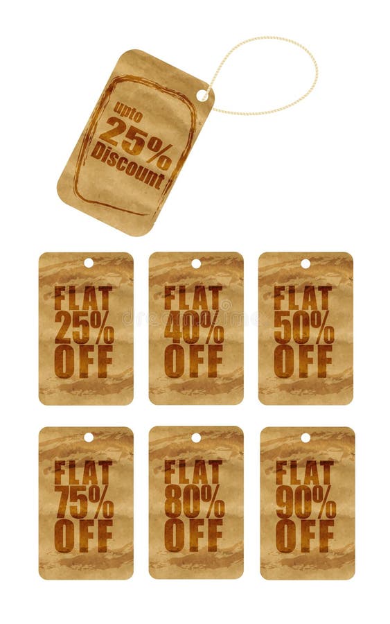 Discount tags & labels stock vector. Illustration of pointer - 21532694
