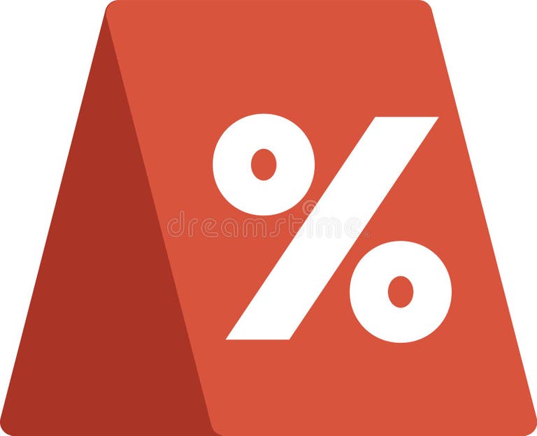 Discount Triangle Advertisement Stock Vector - Illustration of offer ...