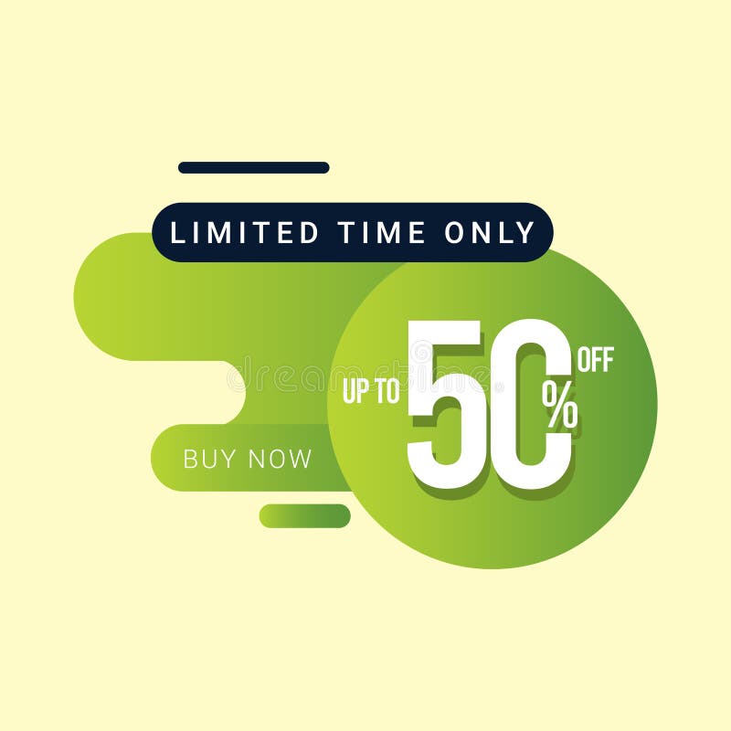 Discount Up To 50 Off Limited Time only Vector Template Design ...