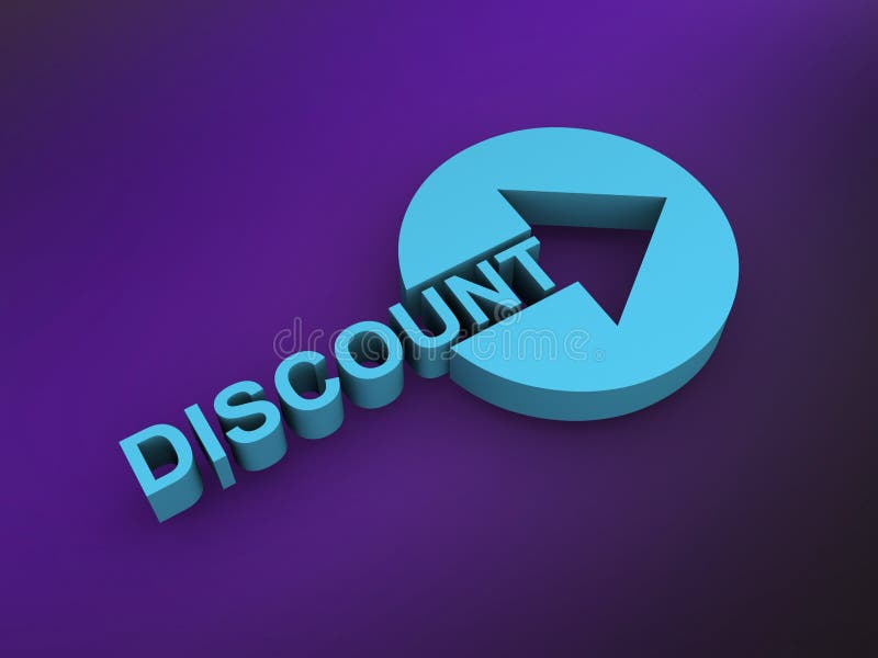 Discount word on purple stock illustration. Illustration of line ...