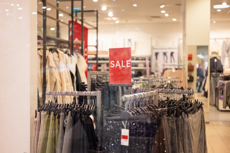 Discounts in a Store in a Shopping Stock Image - Image of store, retail ...