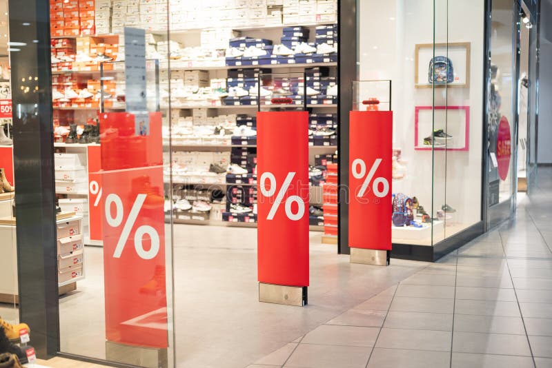 Discounts in a Store in a Shopping Stock Image - Image of price ...