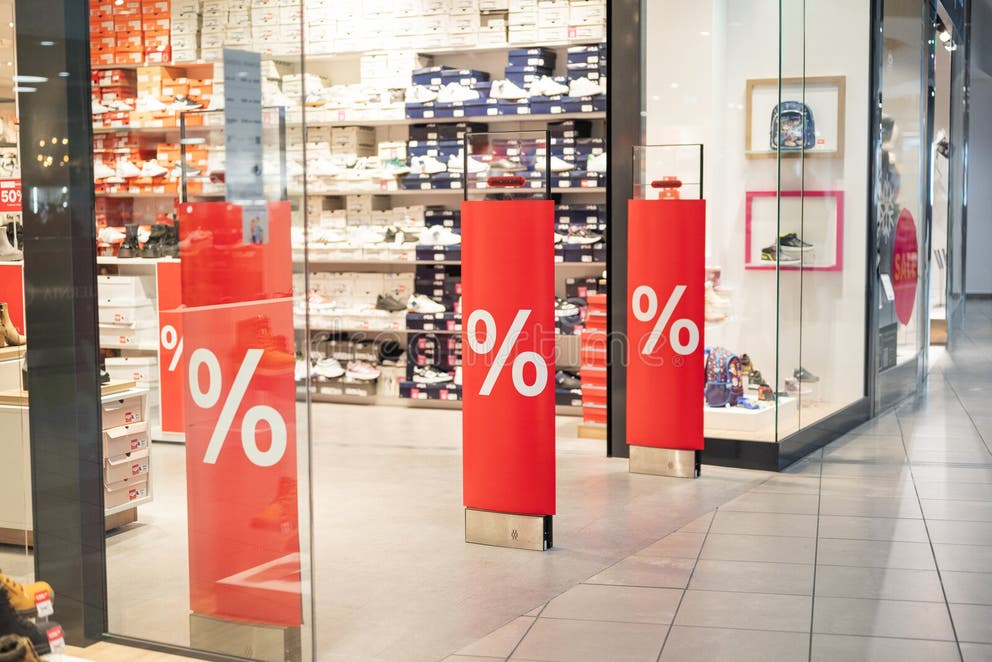 Discounts in a Store in a Shopping Stock Image - Image of price ...