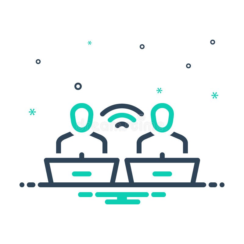Mix Icon for Discourse, Recitation and Communication Stock Vector ...