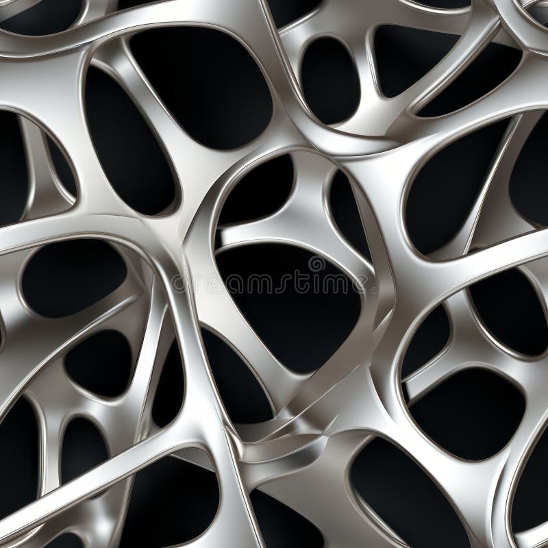Metallic Futuristic Aluminum Net Pattern, Crafted by Generative AI ...