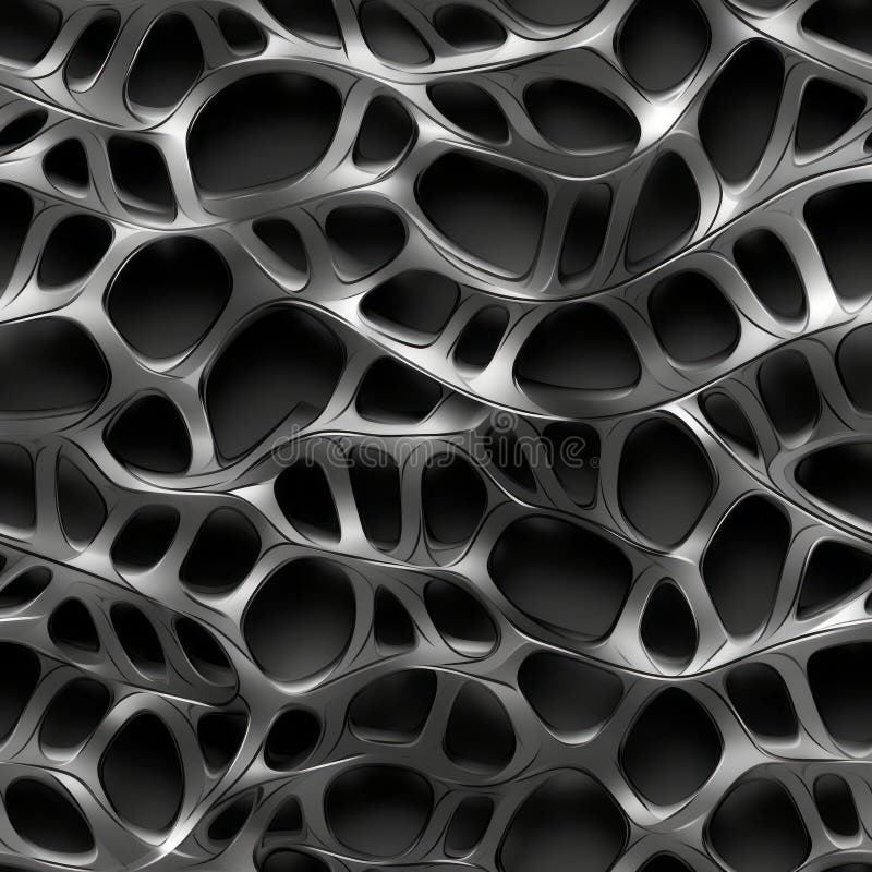Metallic Futuristic Aluminum Net Pattern, Crafted by Generative AI ...