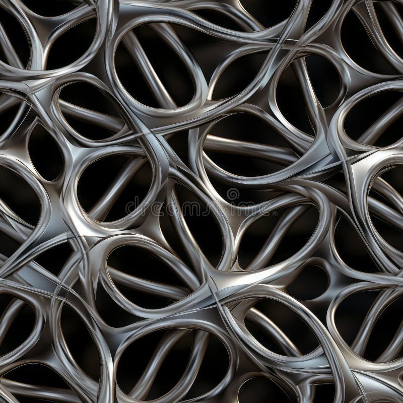 Metallic Futuristic Aluminum Net Pattern, Crafted by Generative AI ...