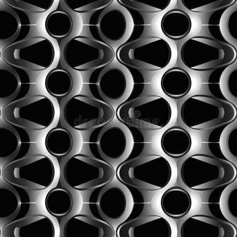 Metallic Futuristic Aluminum Net Pattern, Crafted by Generative AI ...