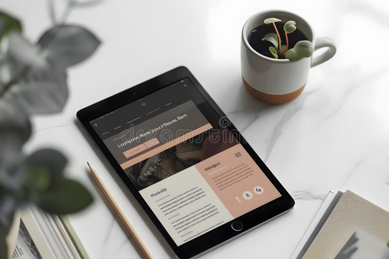 Discover Amazing Digital Designs, Explore a Tablet Interface, a Stylish ...