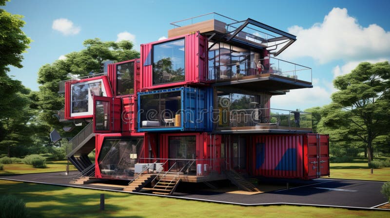 Innovative Multi-Level Shipping Container Home Seamlessly Blending ...