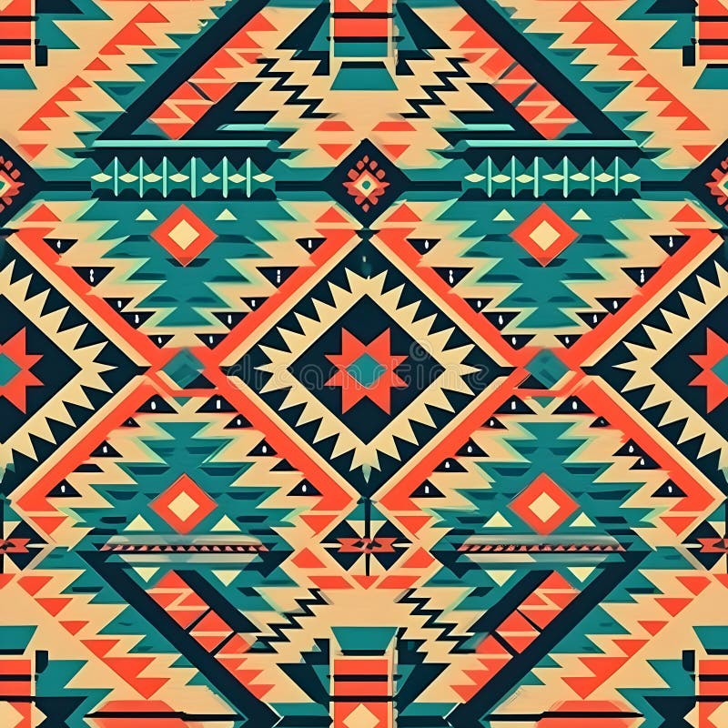 Discover the Balance and Unity in Seamless Aztec Patterns Stock ...