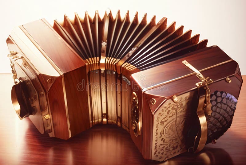 Bandoneon Traditional Tango Musical Instrument Stock Illustrations – 61 ...