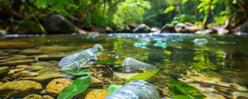 Discover the Beauty of Biodegradable Packaging Materials Floating in a ...