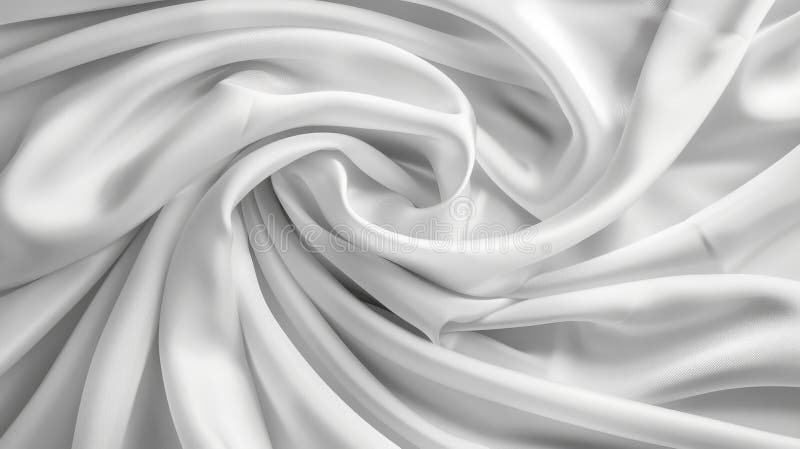 Discover the Beauty of Elegant White Silk, Draping Softly and Adding a ...