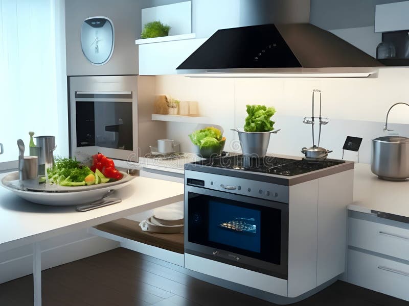 Discover the Future of Cooking: Technology at Your Fingertips Stock ...