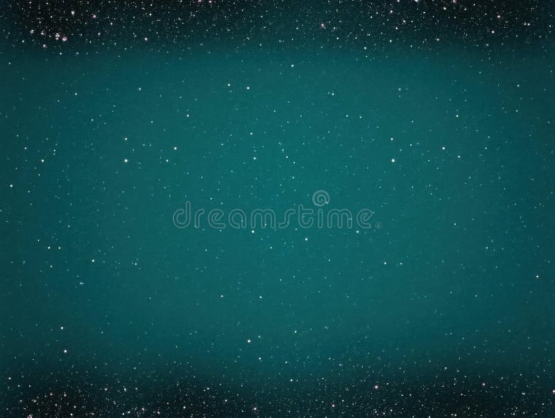 Discover the Beauty of a Teal Night Sky Stock Illustration ...