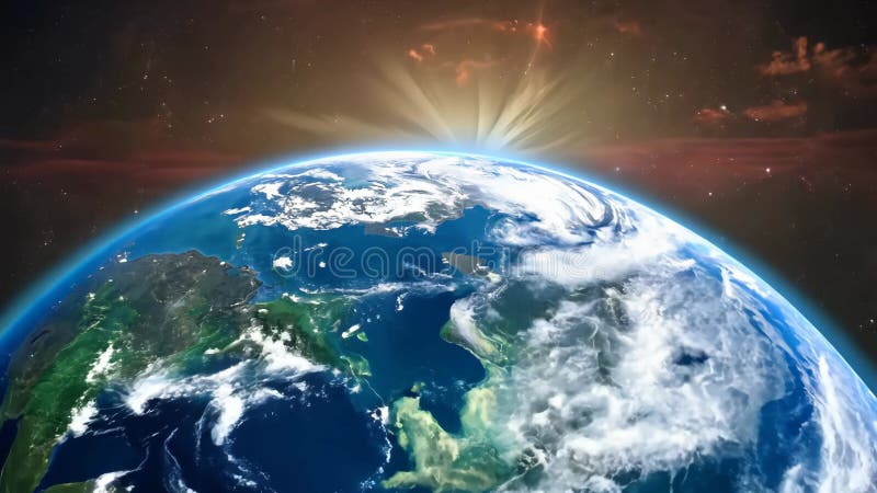 Discover the Breathtaking View of Earth from Space Showcasing Rolling ...