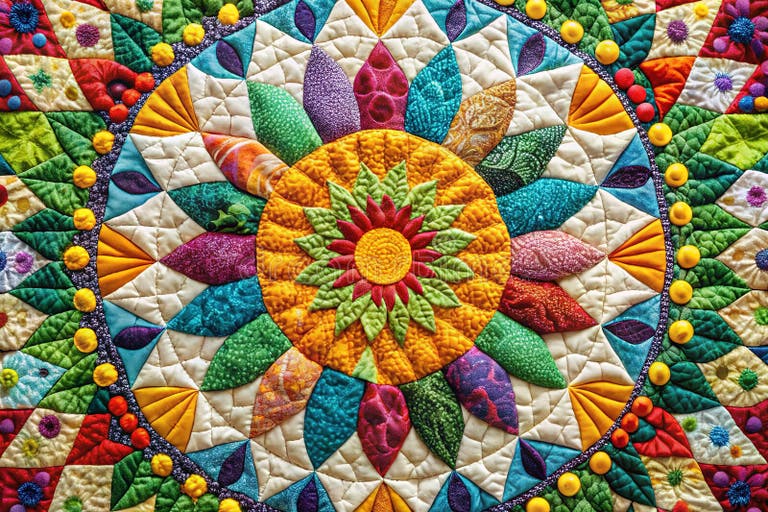 A Vibrant Collection of Dresden Plate Quilt Block Patterns AIGenerated ...