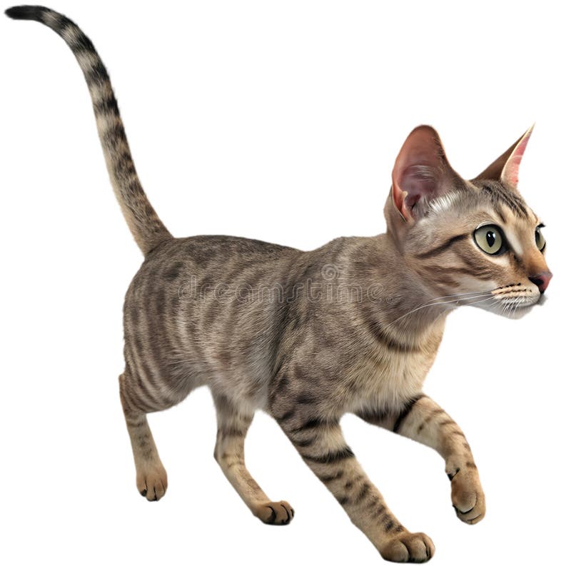Running Cat Clipart Illusion Creates Smooth, Lifelike Motion. Stock ...