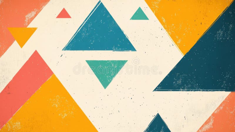 Discover a Chic Geometric Mesh of Triangle Patterns on Crisp White ...