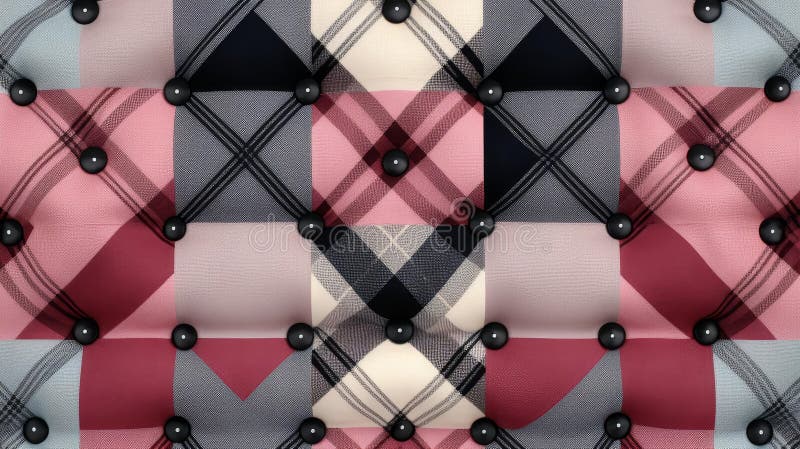 Discover a Collection of Elegant Plaid Artwork with Soft Hues, Flat ...