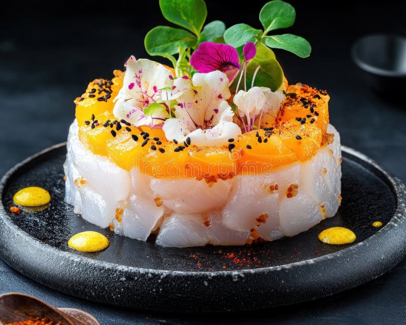 Discover Culinary Artistry with this Image of a Beautifully Balanced ...