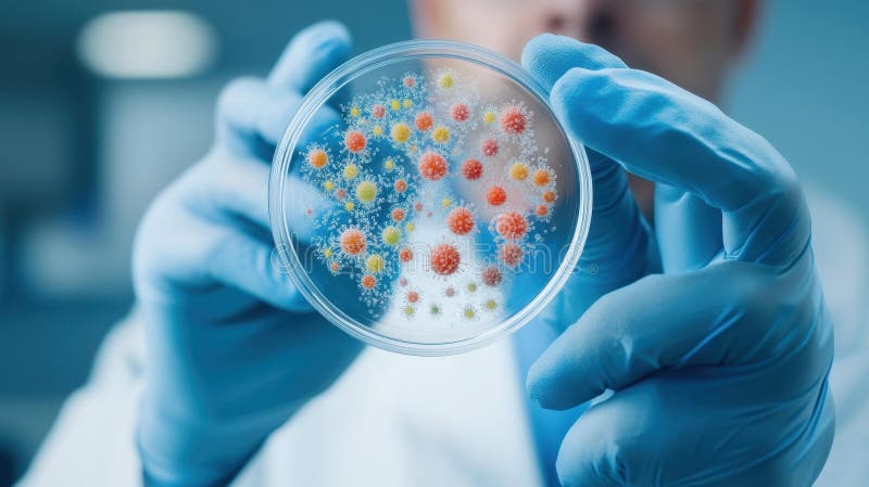 Innovative Genetically Engineered Microorganisms Stock Illustrations ...