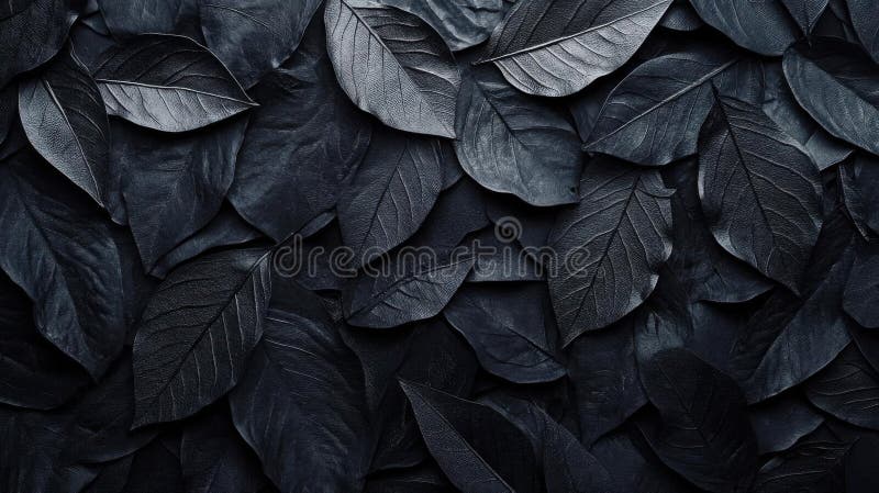 Discover Dark Leaves, a Nature S Beauty with Contrast and Texture Theme ...