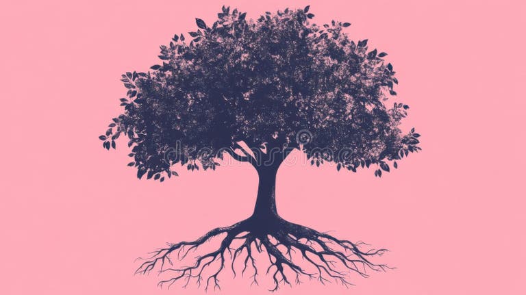 Discover the Deep Roots, a Tree S Life Cycle Stock Illustration ...