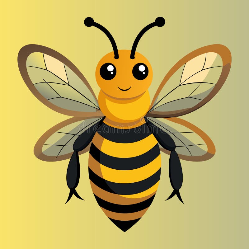 Bee Vector Art Illustration Design Stock Illustration - Illustration of ...