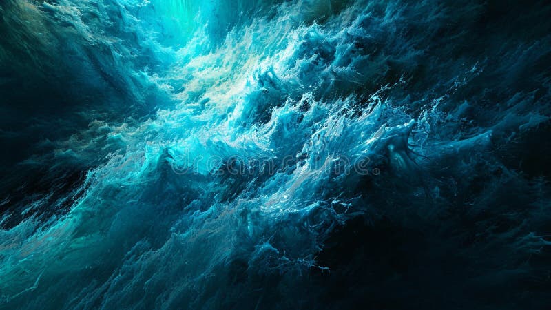 Discover the Digital Teal Surge High-Tech Abstract Background Stock ...