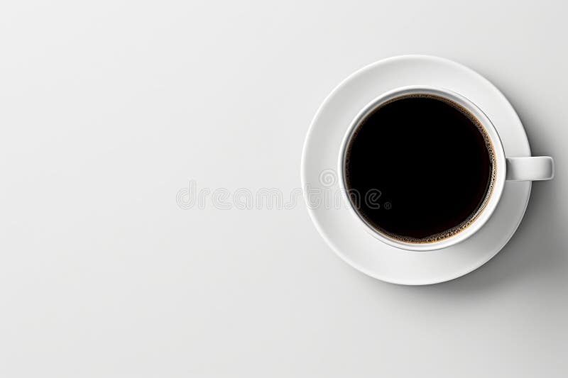 Pure Coffee Essence: a Minimalistic Ode To Brewed Perfection Stock ...