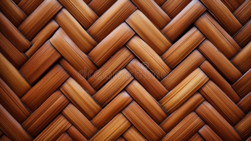 Discover the Elegance of Rustic Bamboo Weave Pattern with a Flat ...