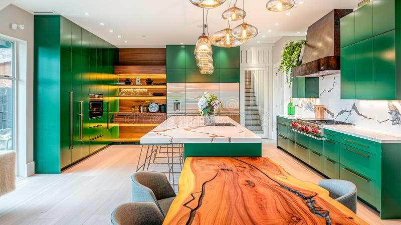 Discover Elegant Kitchen Interior with Modern Kitchen Features in a ...