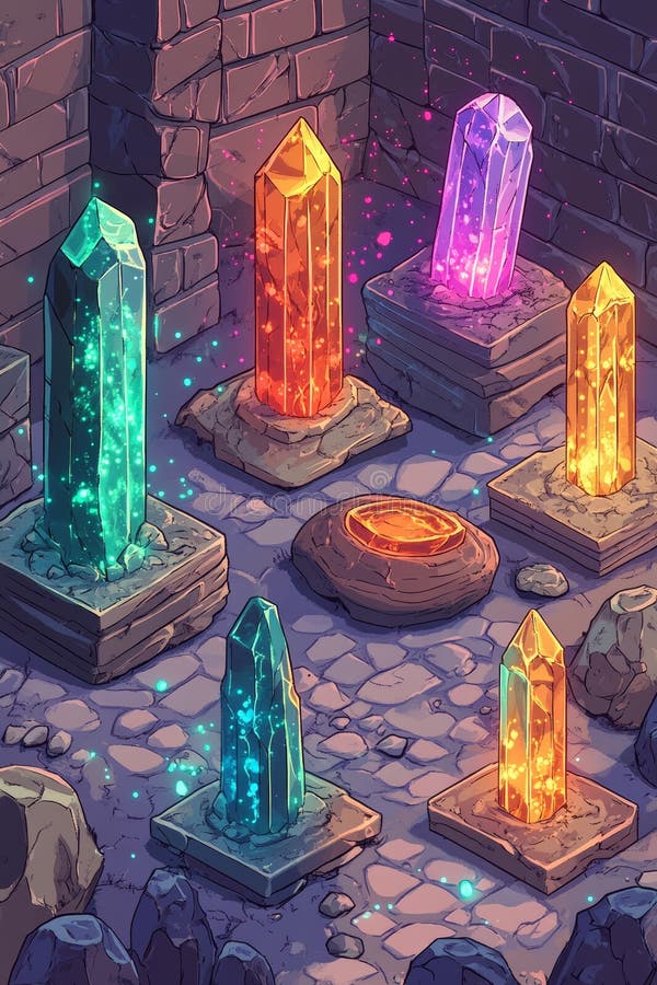 Discover Enchanted Crystals in a Mystical Chamber of Light and Colorful ...
