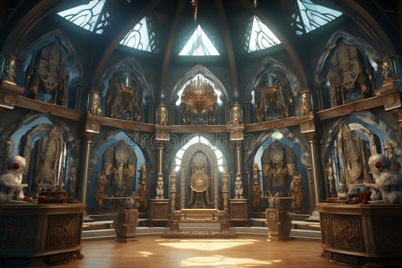 Explore a Fantasy Armory Filled with Mythical Stock Illustration ...