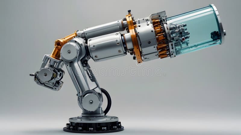 Robotic Arm Technology Advanced Industrial Solutions. Stock ...