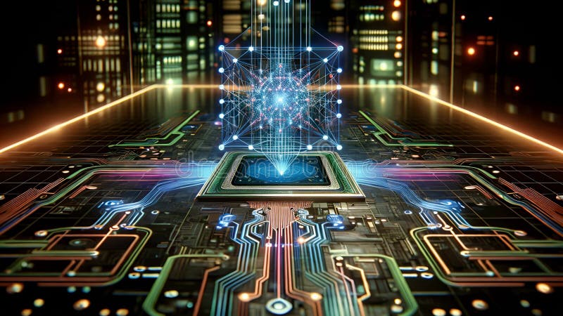 Discover Futuristic Technology Integration on Circuit Board for ...