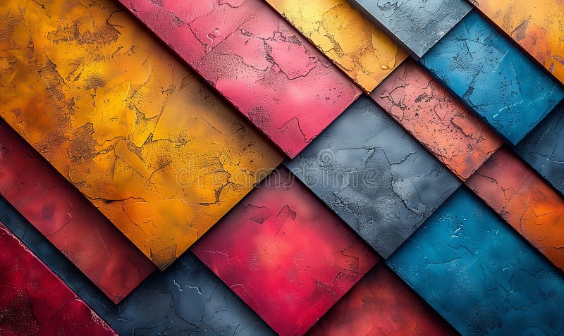 Discover Geometric Abstract Art with Textures, Colors, and Bold ...