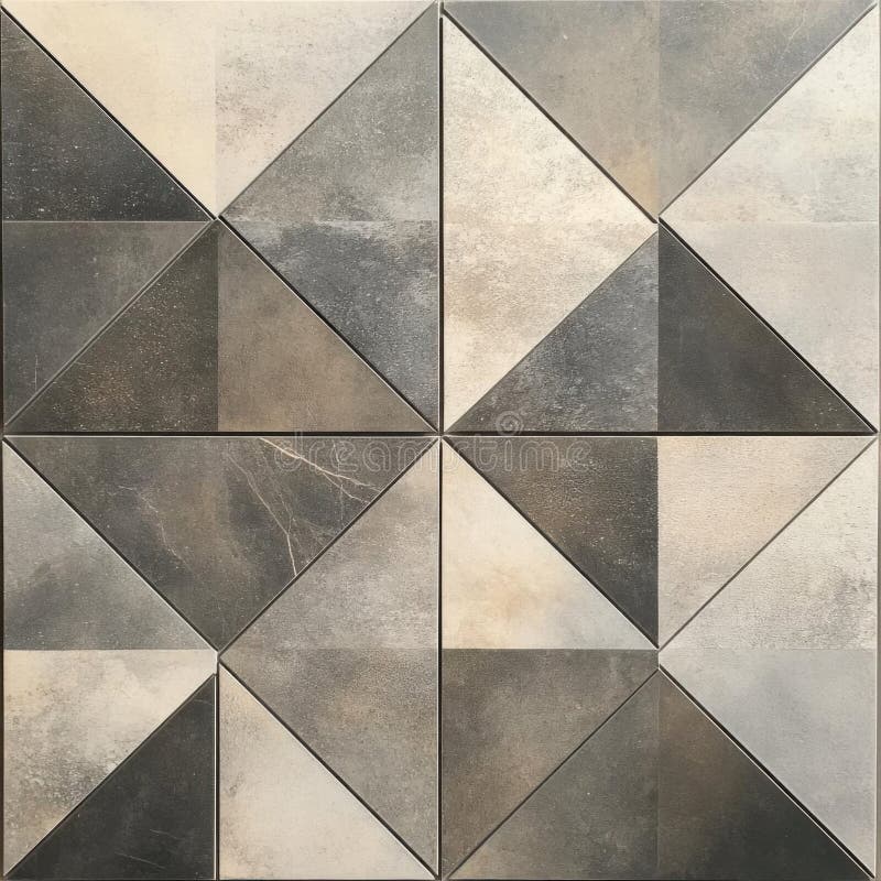 Discover Geometric Tile Designs, Explore Triangular Patterns in Neutral ...