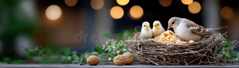 Discover a Heartwarming Scene of Unity and Harmony with a Birds Nest ...