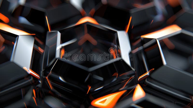 Discover Hexagonal Glass Structures with Warm Lighting, a Modern ...