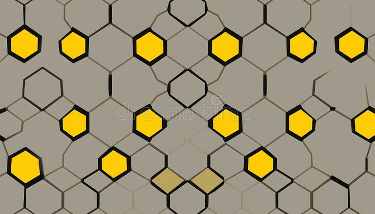 Hexagonal Honeycomb Pattern, Geometric Natural Structure, Stock Photo ...