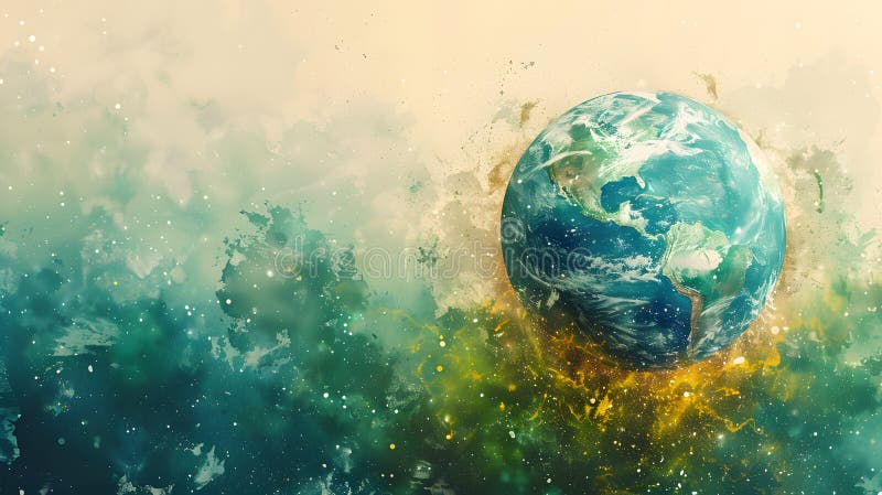 Unlock Hidden Secrets of Our Modern Planet Stock Illustration ...