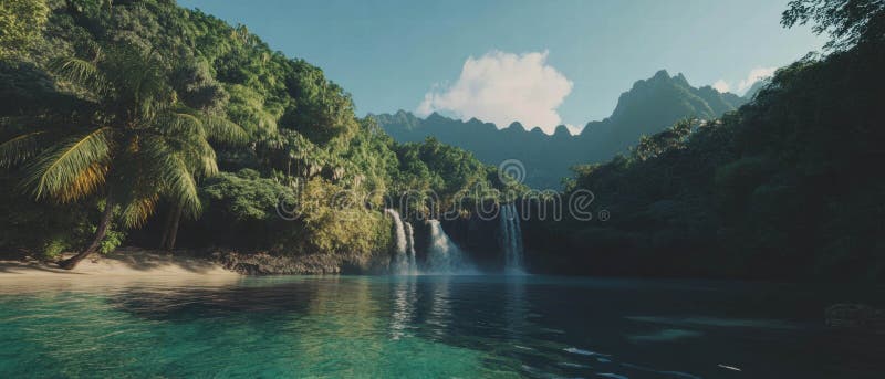 Discover a Hidden Tropical Paradise Featuring a Secluded Waterfall and ...