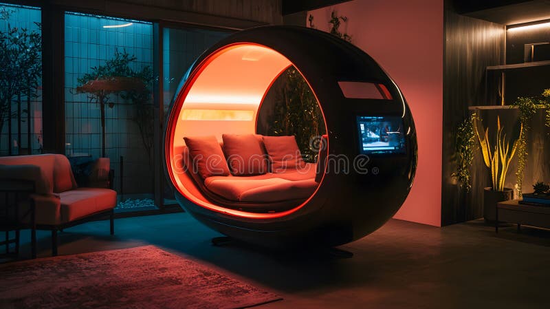 Discover How a Futuristic Lounge Pod Transforms Your Living Space into ...