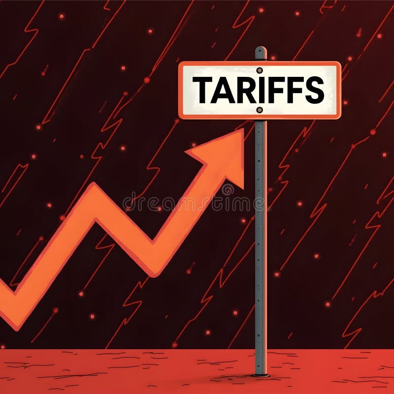 Understanding Tariffs Impact on the Economy Stock Illustration ...